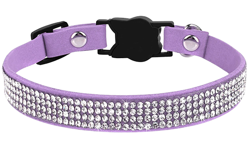 Luxury Breakaway Cat Collar with Crystals