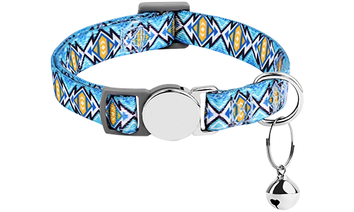 Breakaway Cat Collar with Metalic Buckle