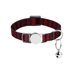 Breakaway Cat Collar with Metalic Buckle
