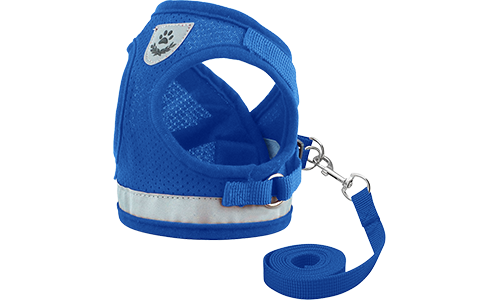 Reflective Cat Harness Vest with Matching Leash
