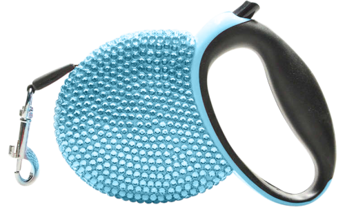 Luxury Rhinestone Retractable Cat Leash